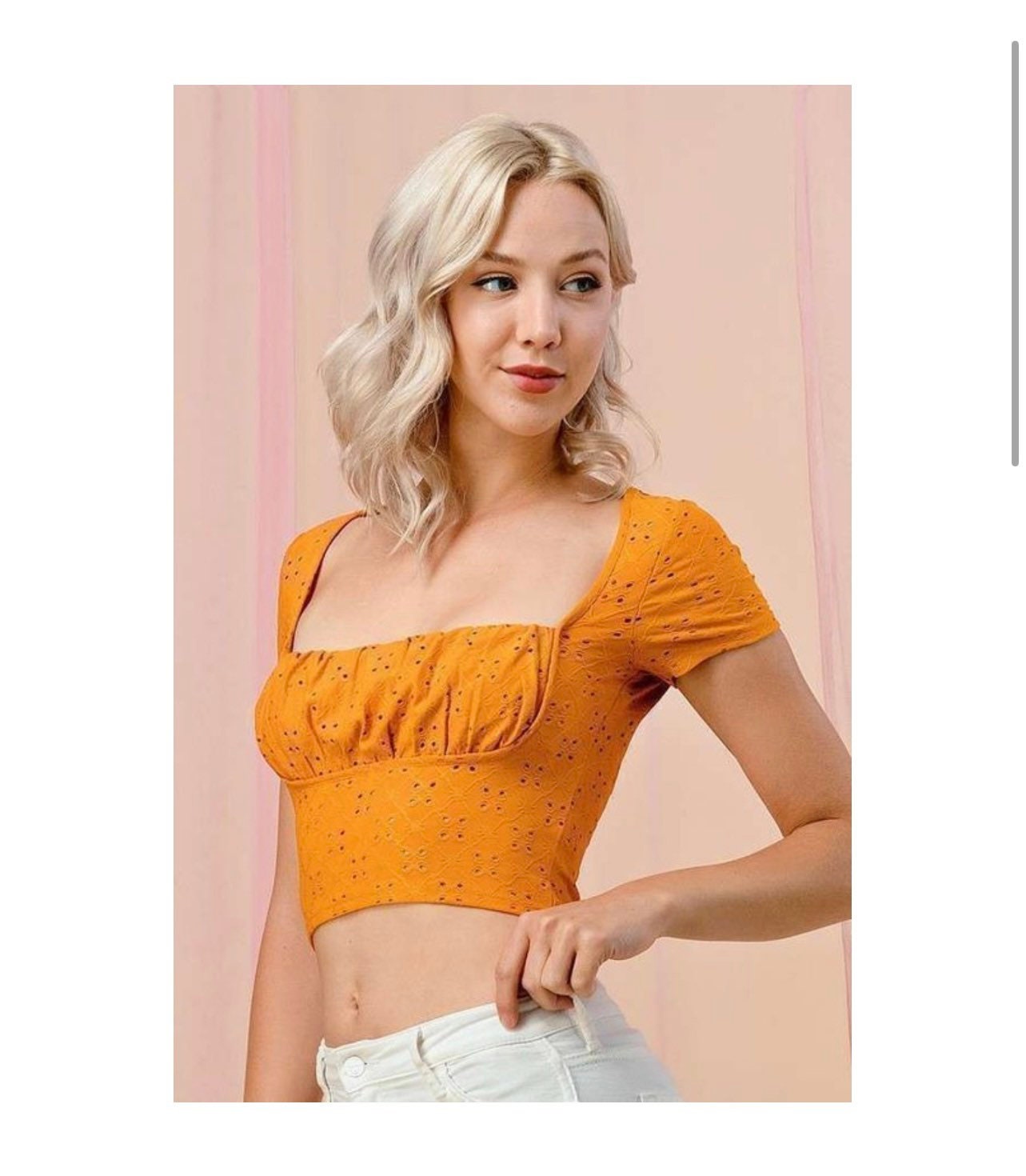 Spring Short Sleeve Crop Top - Etsy