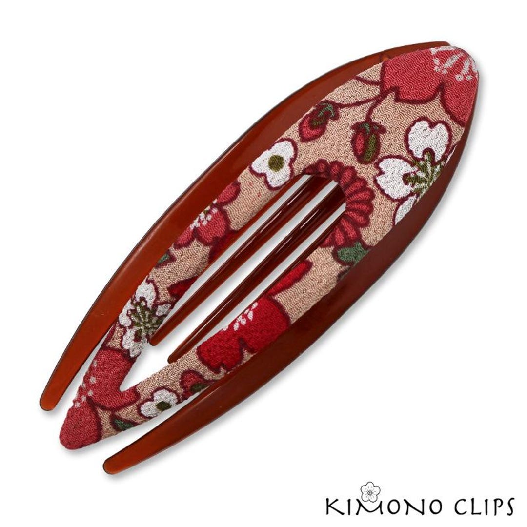 Medium Arch, MORE COLORS, Kimono Clip, Vintage Kimono, Hair Accessory ...