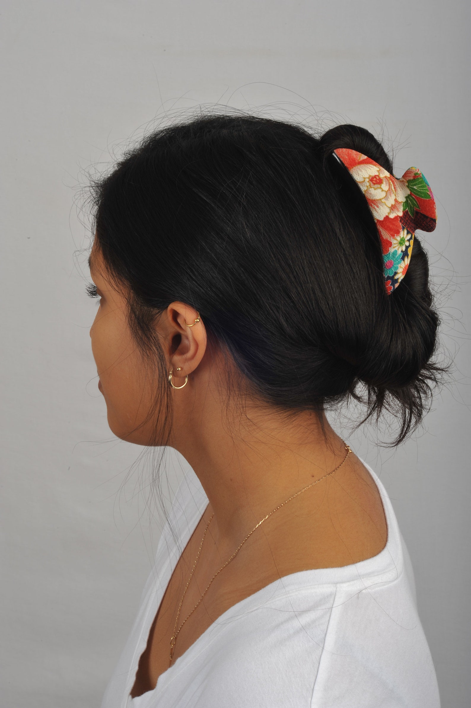 XL Squeeze Kimono Clips Vintage Kimono Hair Accessory | Etsy