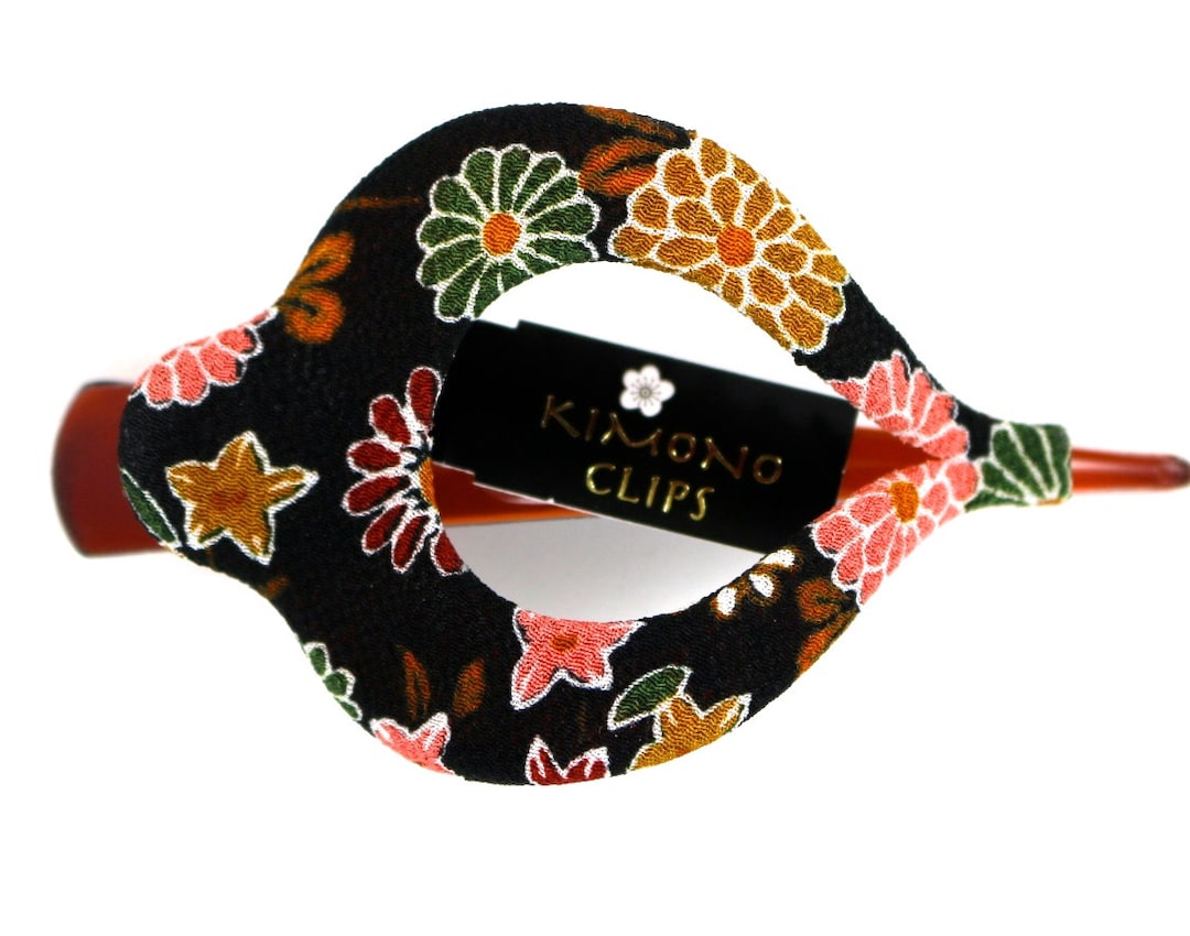 Medium Harp, Kimono Clips, Vintage Kimono, Hair Accessory, French Style ...