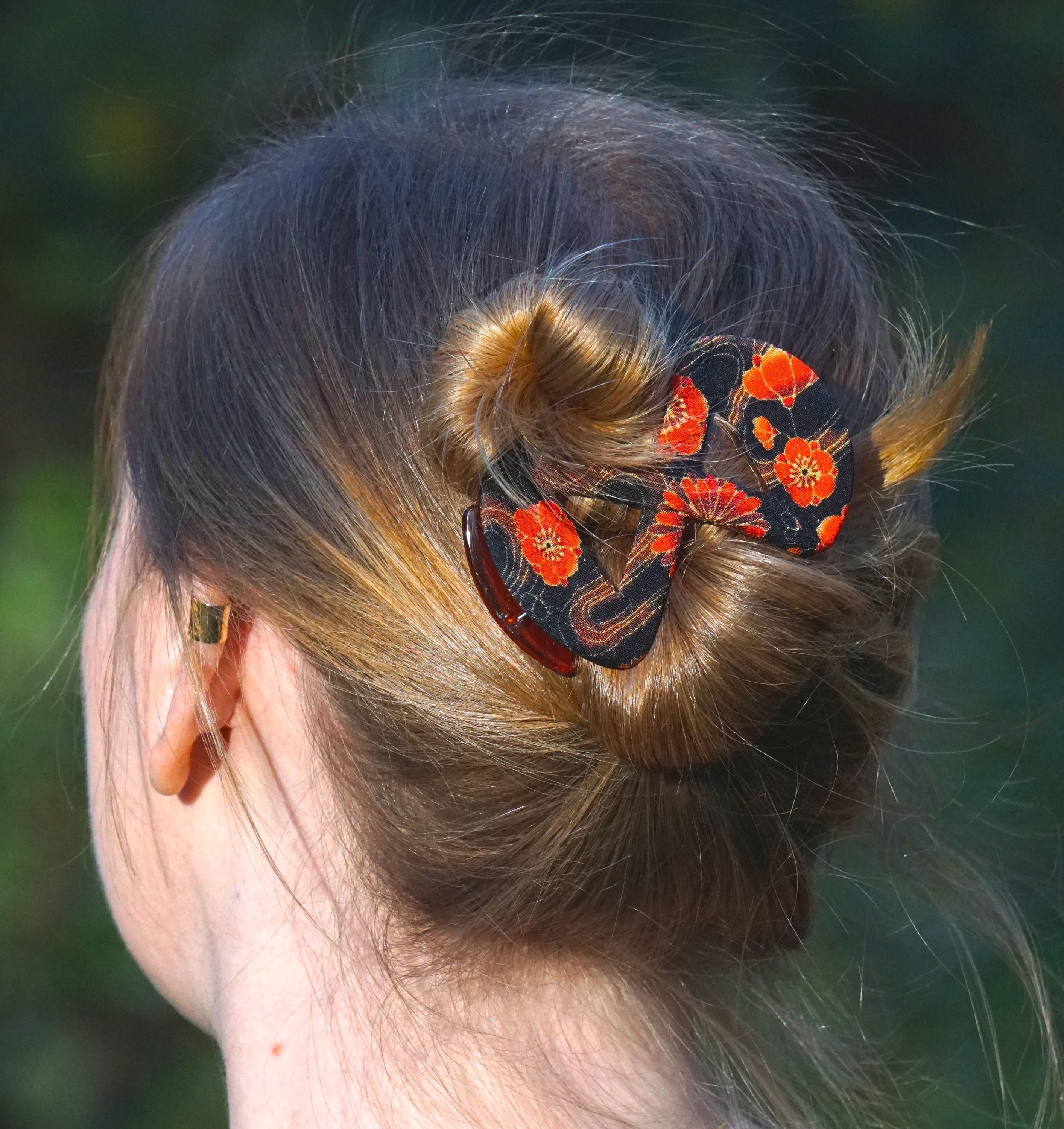 X-static Clip Vintage Kimono Hair Accessory Kimono Clip - Etsy