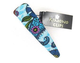 Spoonbill, Kimono Clips, Vintage Kimono, Japanese Fabric, Hair ...