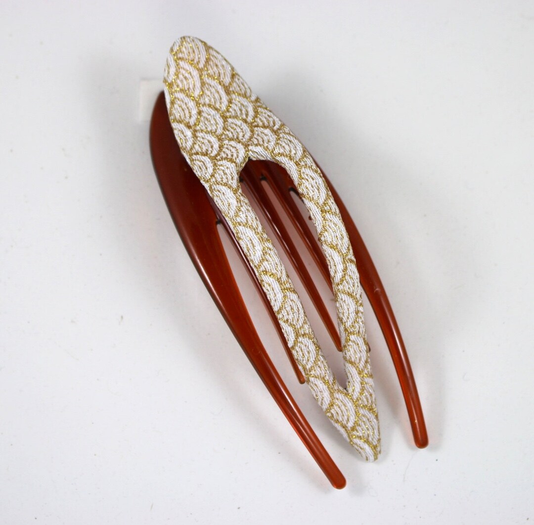Kimono Clip, Vintage Kimono, Hair Accessory, French Style Hair Clip ...