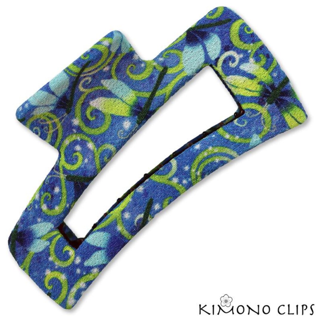 NEW! XL Angle, Kimono Clips, Vintage Kimono, Hair Accessory, Chirimen ...