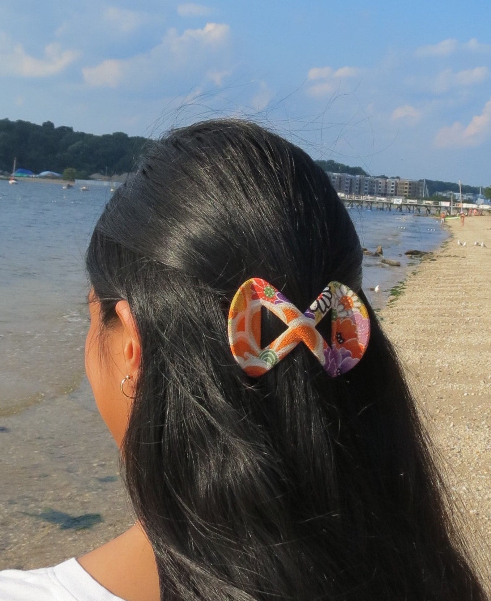 X-static Clip Vintage Kimono Hair Accessory Kimono Clip - Etsy