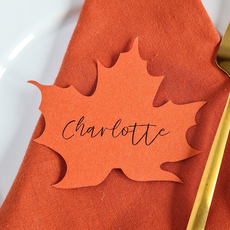Autumn Place Cards - Etsy