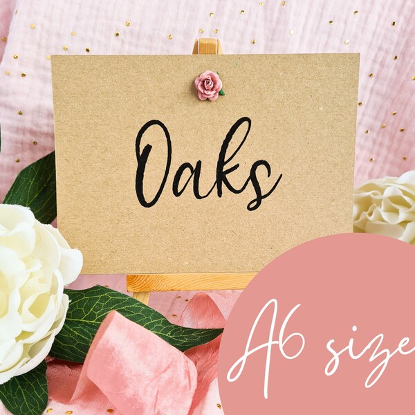 Table Name Signs - Etsy UK