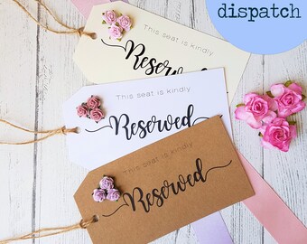 Seating tags | Etsy