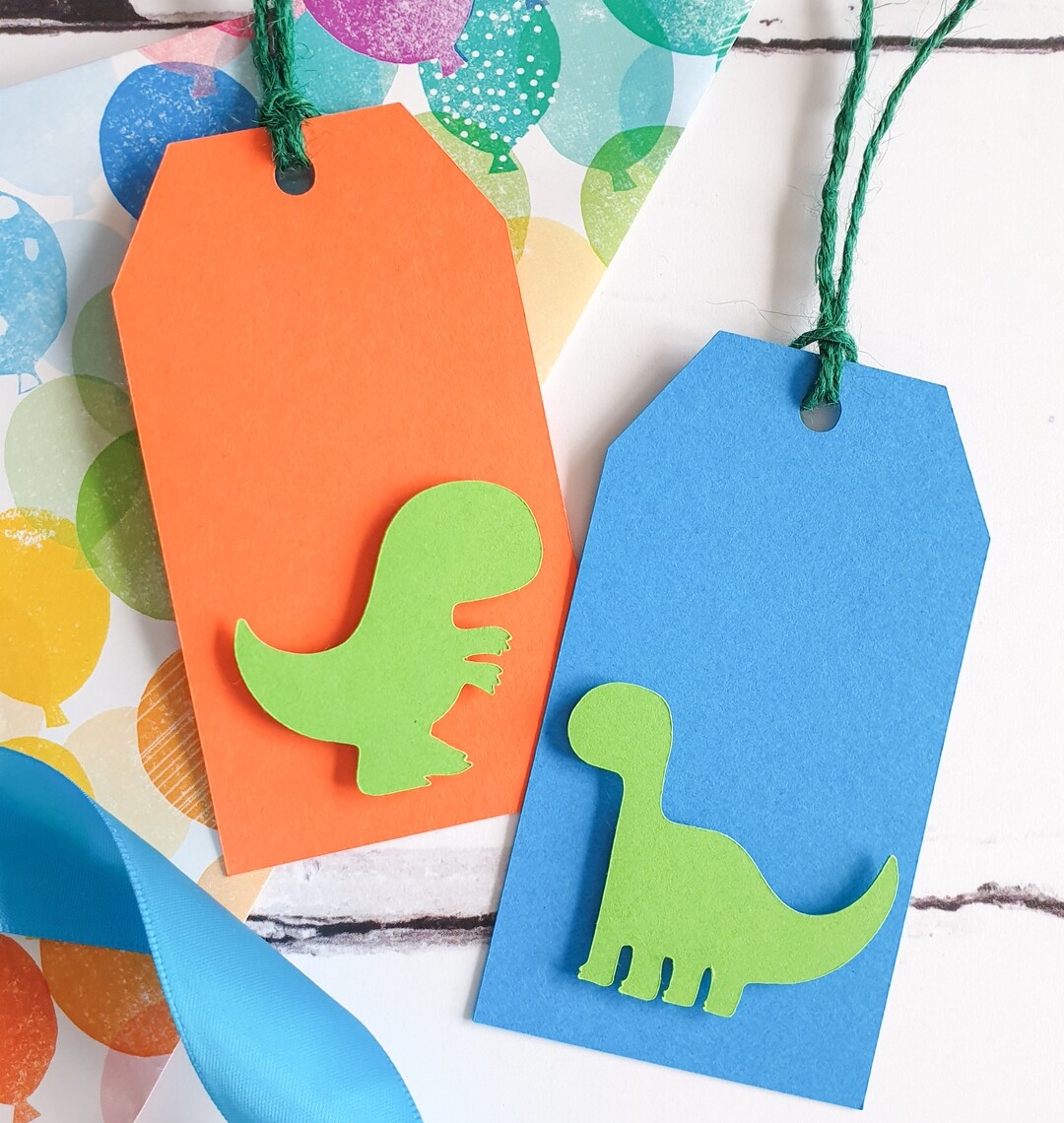 Blank Dinosaur Gift Tags | Dinosaur Party Tags | Dinosaur Birthday Gift ...
