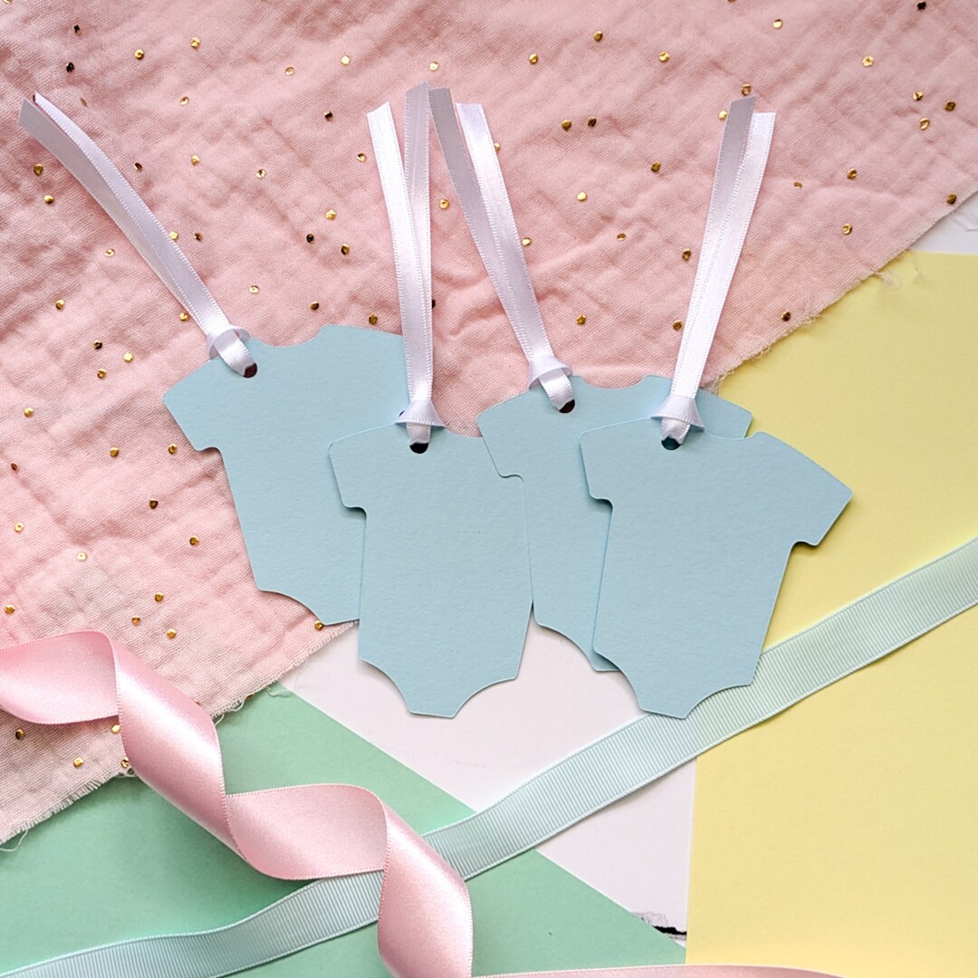 New Baby Gift Tags | Baby Shower Tags | Baby Grow Shapes | Gender ...