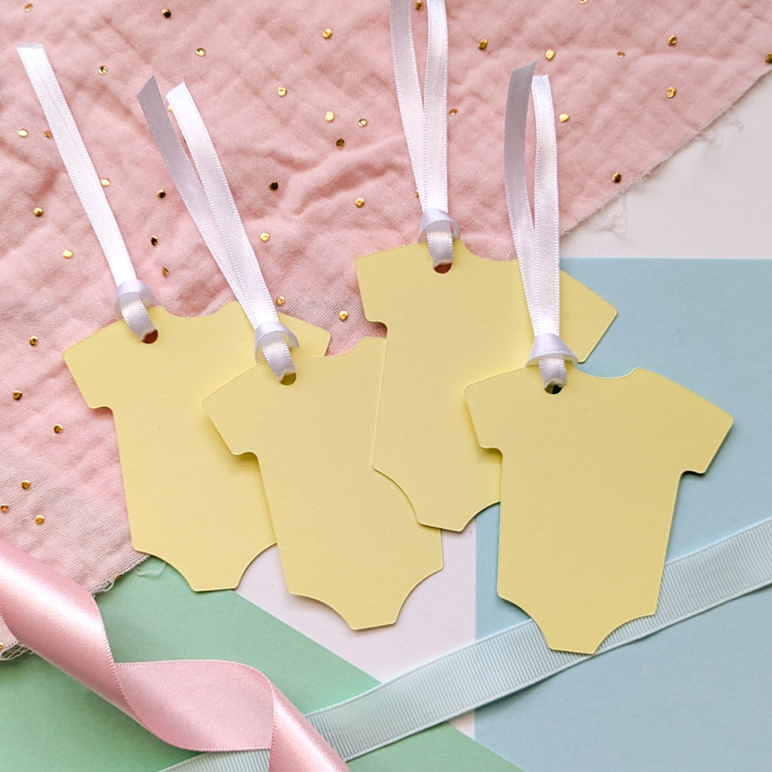 New Baby Gift Tags | Baby Shower Tags | Baby Grow Shapes | Gender ...