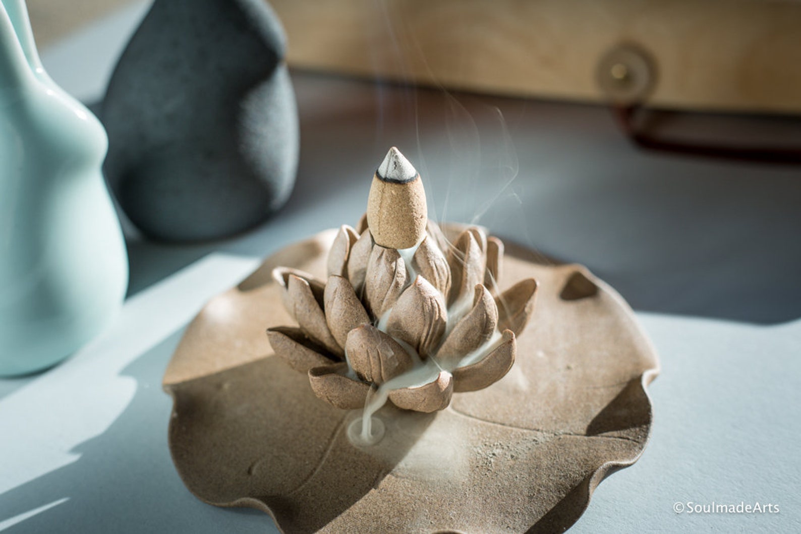 SUMMER Lotus Incense Holder Lotus Incense Burner | Etsy