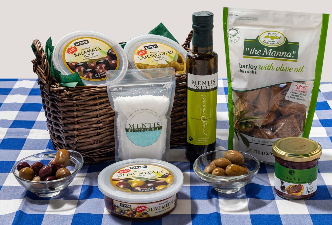 Olive Tree: Authentic Greek Gift Basket for Gourmet Delights - Etsy