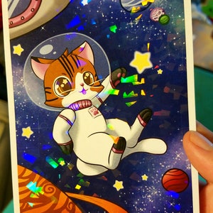 Astro Kitty Prints - Etsy
