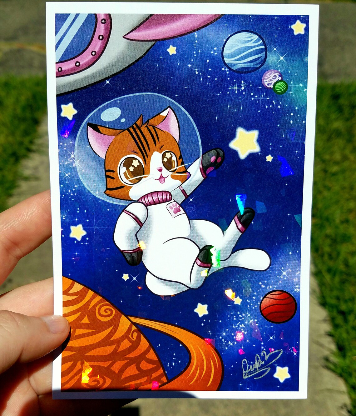 Astro Kitty Prints - Etsy