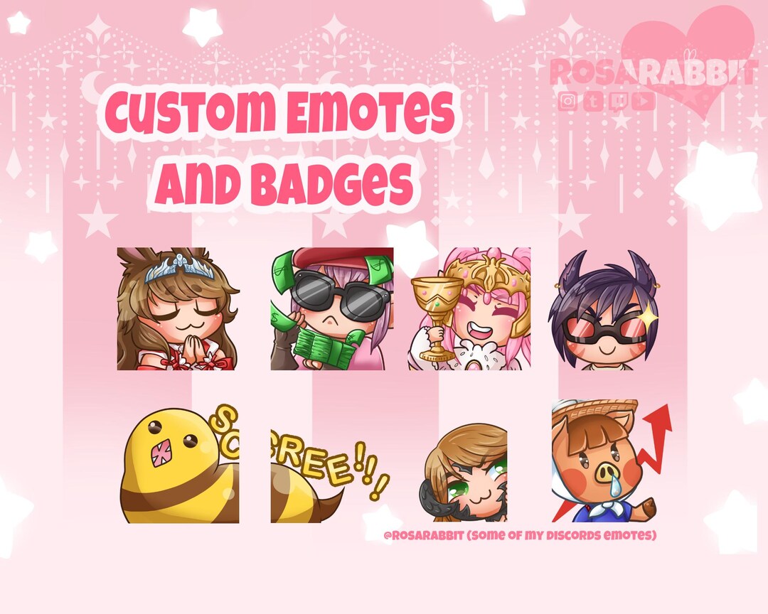 Custom Digital Emotes and Badges - Etsy