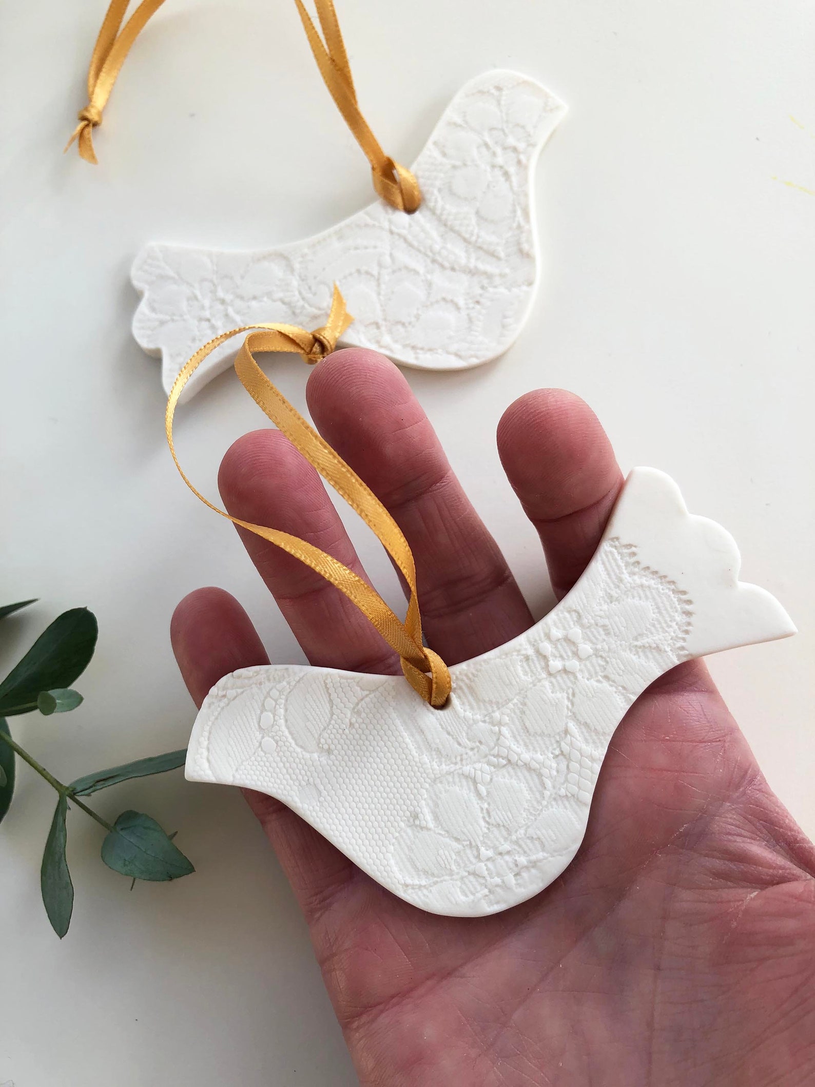 Doves of Friendship - Hanging Turtle Dove Decorations, Christmas ...
