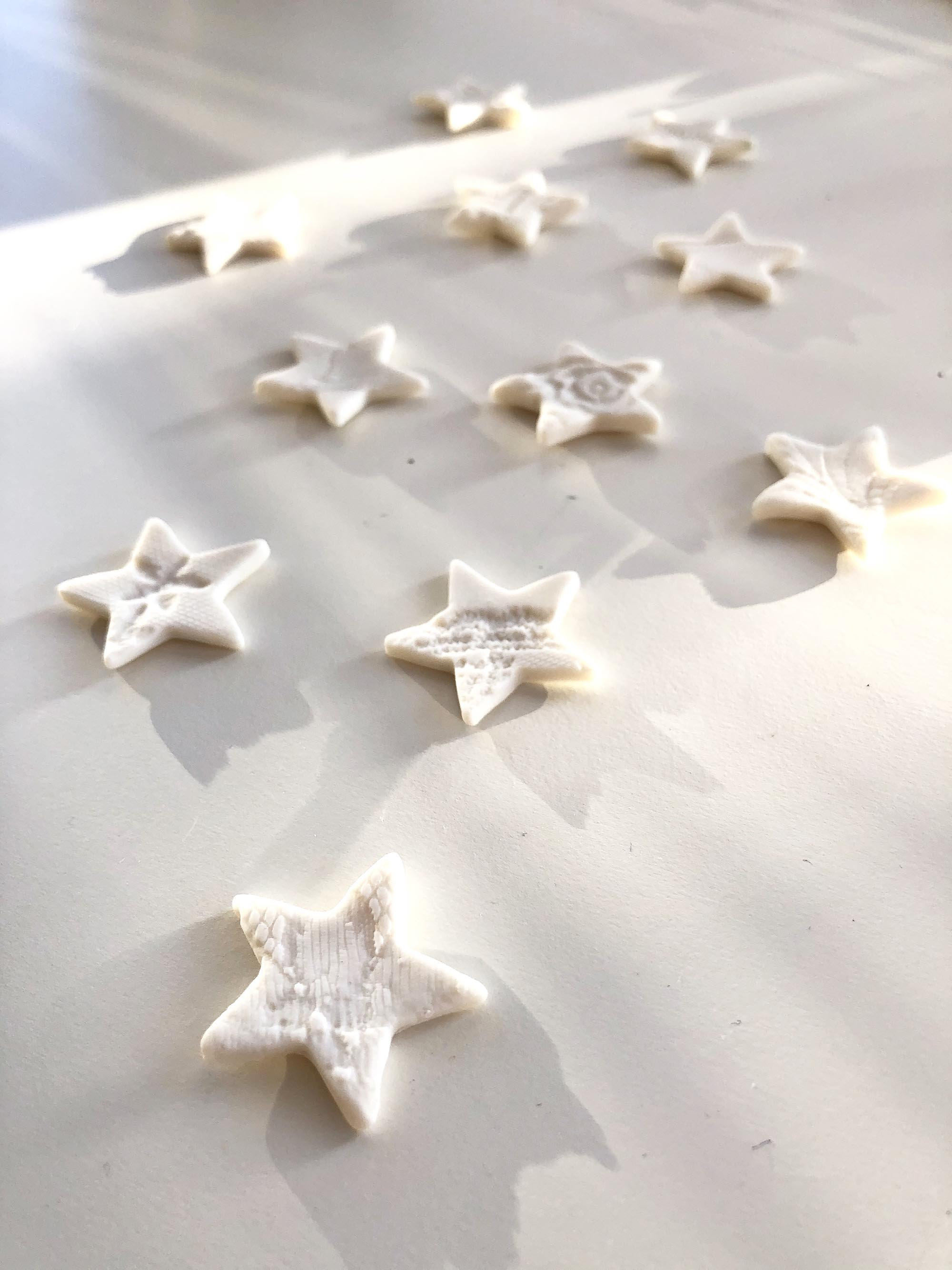 Mini Stars Table Decor Set of 10 Handmade Ceramic Porcelain - Etsy
