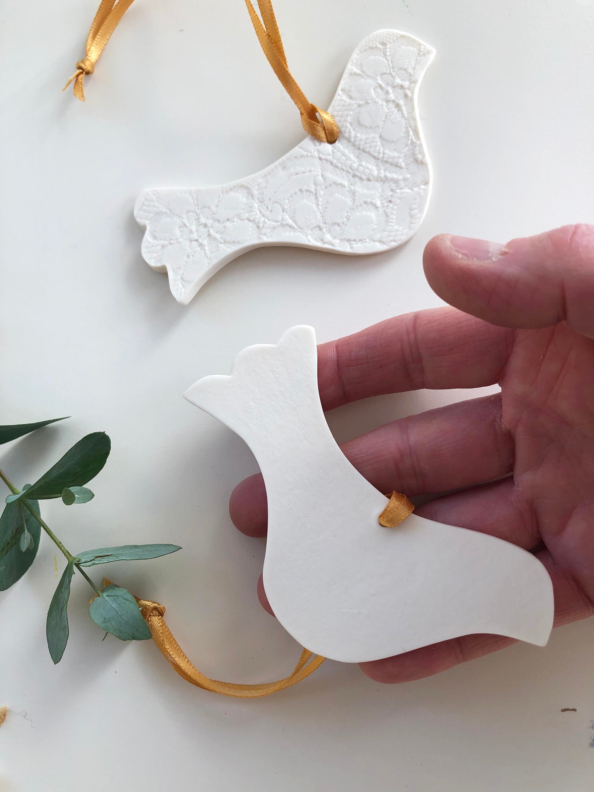 Doves of Friendship - Hanging Turtle Dove Decorations, Christmas ...