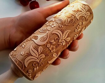 Embossed rolling pin | Etsy
