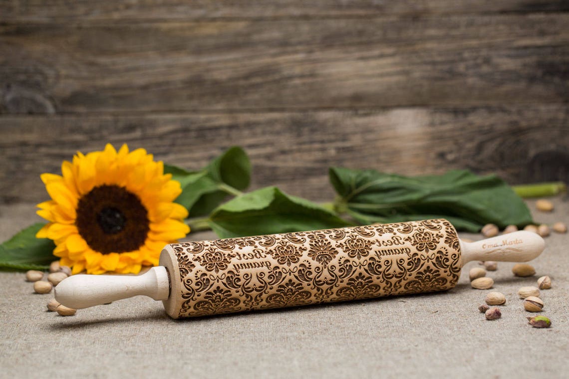 Best Granny Rolling Pin Engraved Rolling Pin Embossed Rolling Nana Gift ...