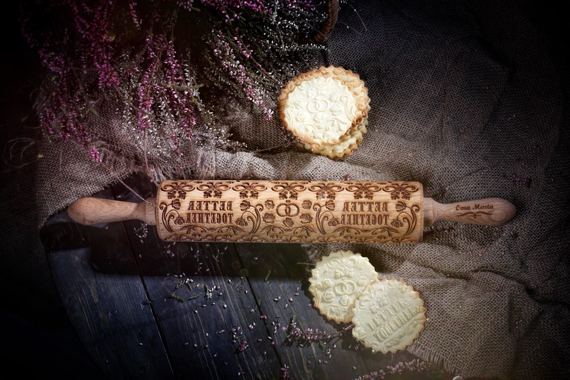 Personalized Rolling Pin, Wedding Gift for Couple, Gift for Wife on ...