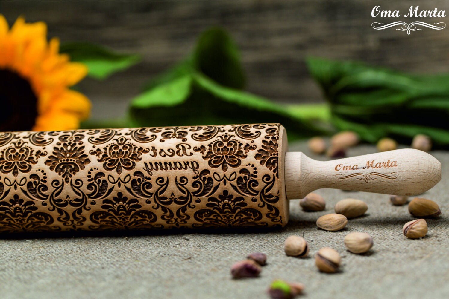 Best Granny Rolling Pin Engraved Rolling Pin Embossed Rolling Nana Gift ...