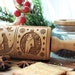 Nativity Engraved Rolling Pin CHRISTMAS Cookies Embossing Rolling Pin ...