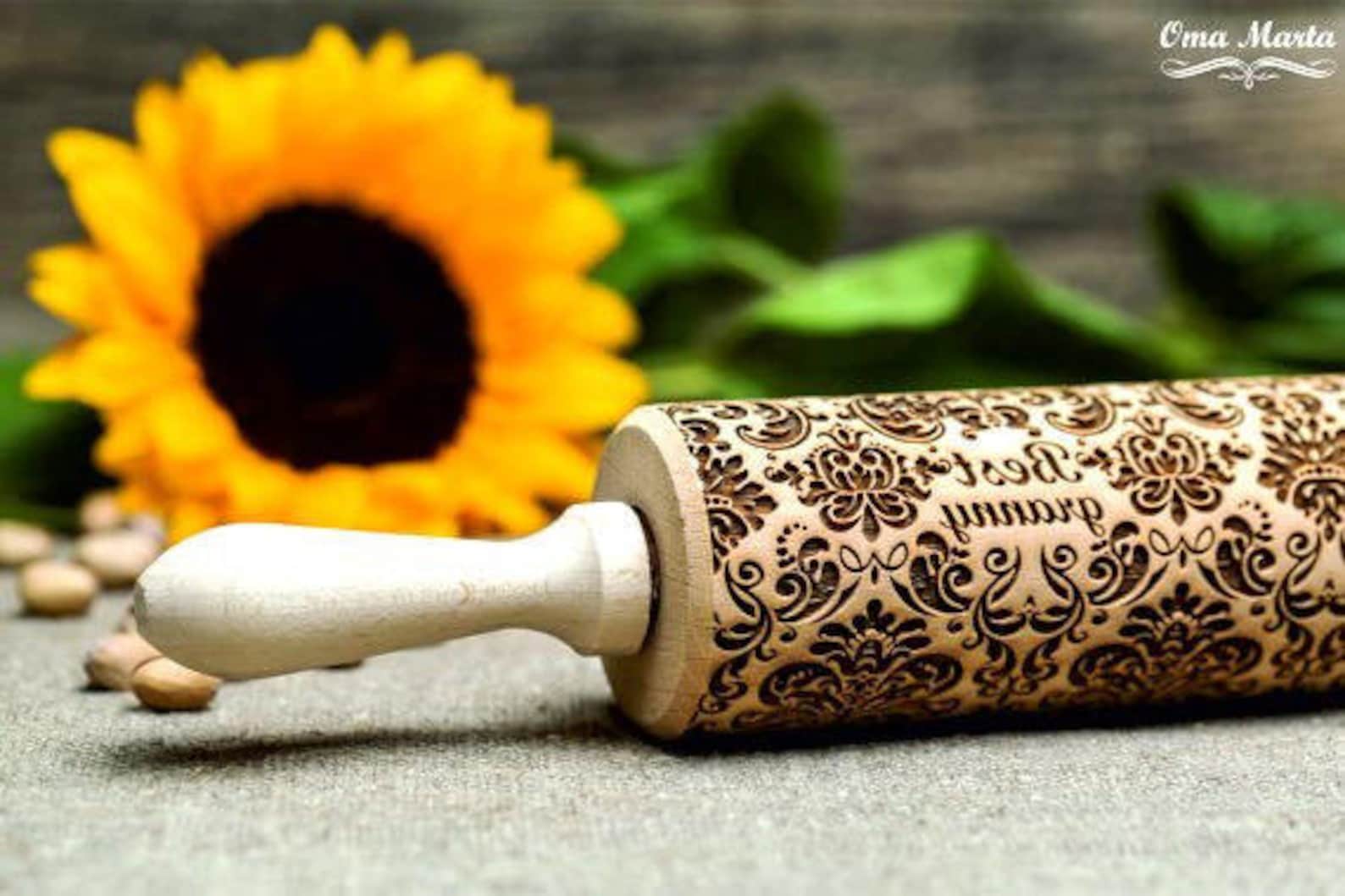 Best Granny Rolling Pin Engraved Rolling Pin Embossed Rolling | Etsy