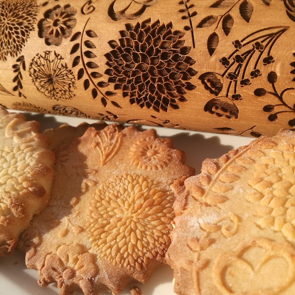 Flower Rolling Pin - Etsy