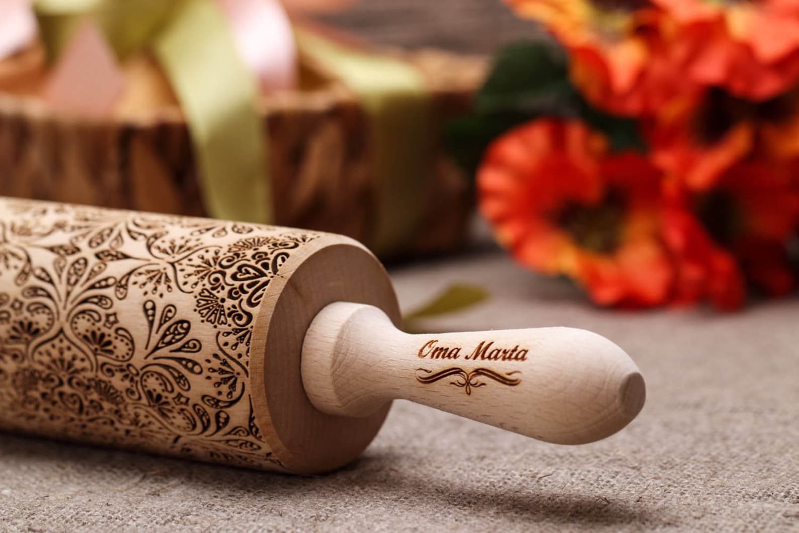 Romantic Rolling Pin Newlywed Gift Gift for Women Gift From | Etsy