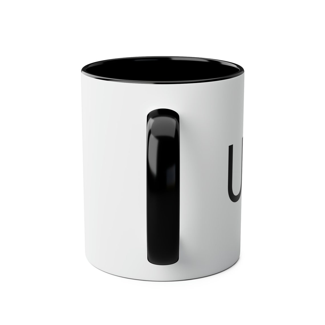 Two Tone Coffee Mugs 11oz Etsy Uk