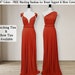 RUST Bridesmaid Dress Infinity Dress RUST Convertible Dress - Etsy
