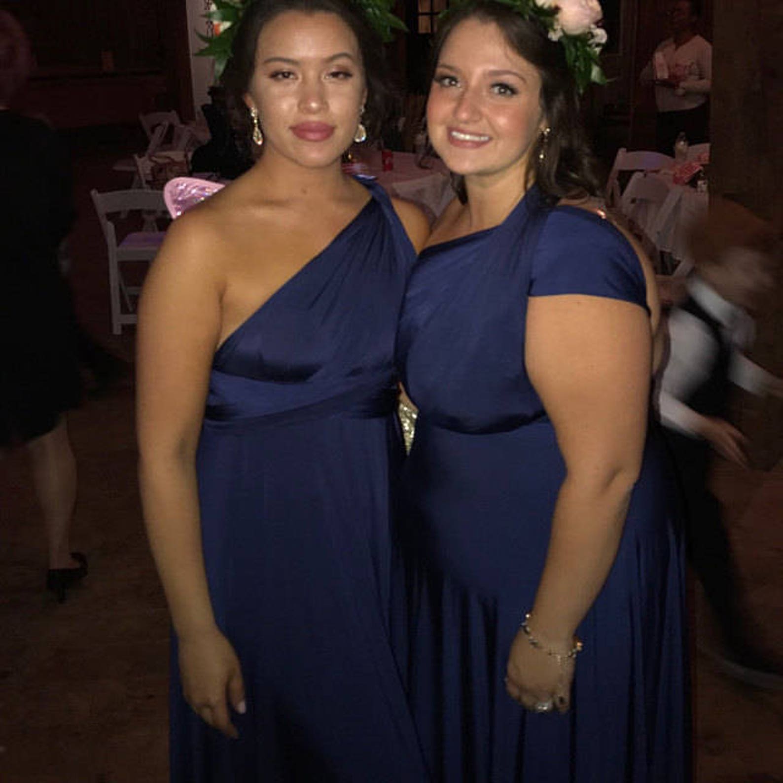 Bridesmaid Dress Navy Infinity Dress Convertible Dress Navy - Etsy