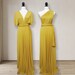 GOLD Bridesmaid Dress, Gold Infinity Dress Long, Convertible Dress ...