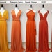 RUST Bridesmaid Dress Infinity Dress RUST Convertible Dress - Etsy