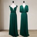 Forest Green Bridesmaid Dress Infinity Dress Convertible Dress Multi ...
