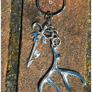Customizable Antler, Bow & Arrow Key Chain, Custom, Personalized, Made ...
