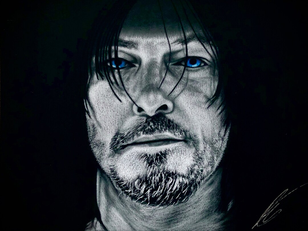 The Walking Dead Daryl - Original Drawing - the Walking Dead - TWD ...