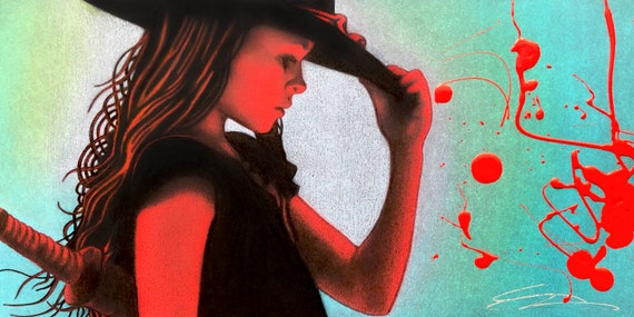 Walking Dead Judith Original Drawing The Walking Dead | Etsy