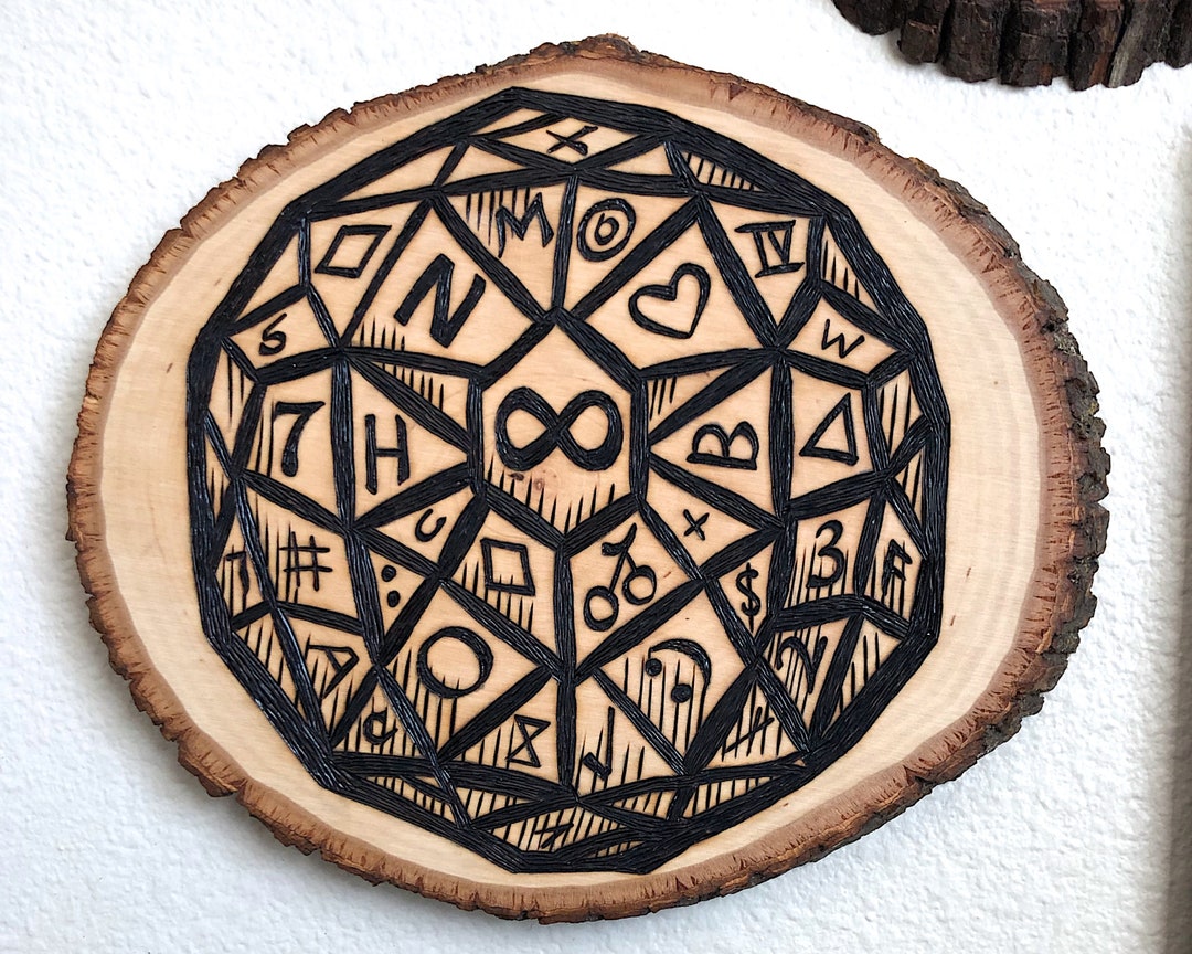 Gravity Falls Infinity Sided Die Woodburning - Etsy