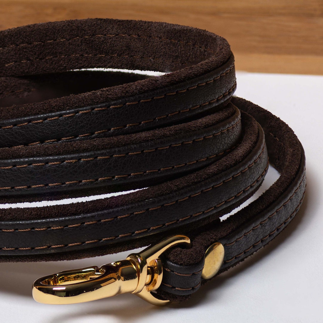 Dark Brown Five Eighths Inch Wide Leather Purse Strap Replacement Suede Lined 14-60 Inch Lengths ...