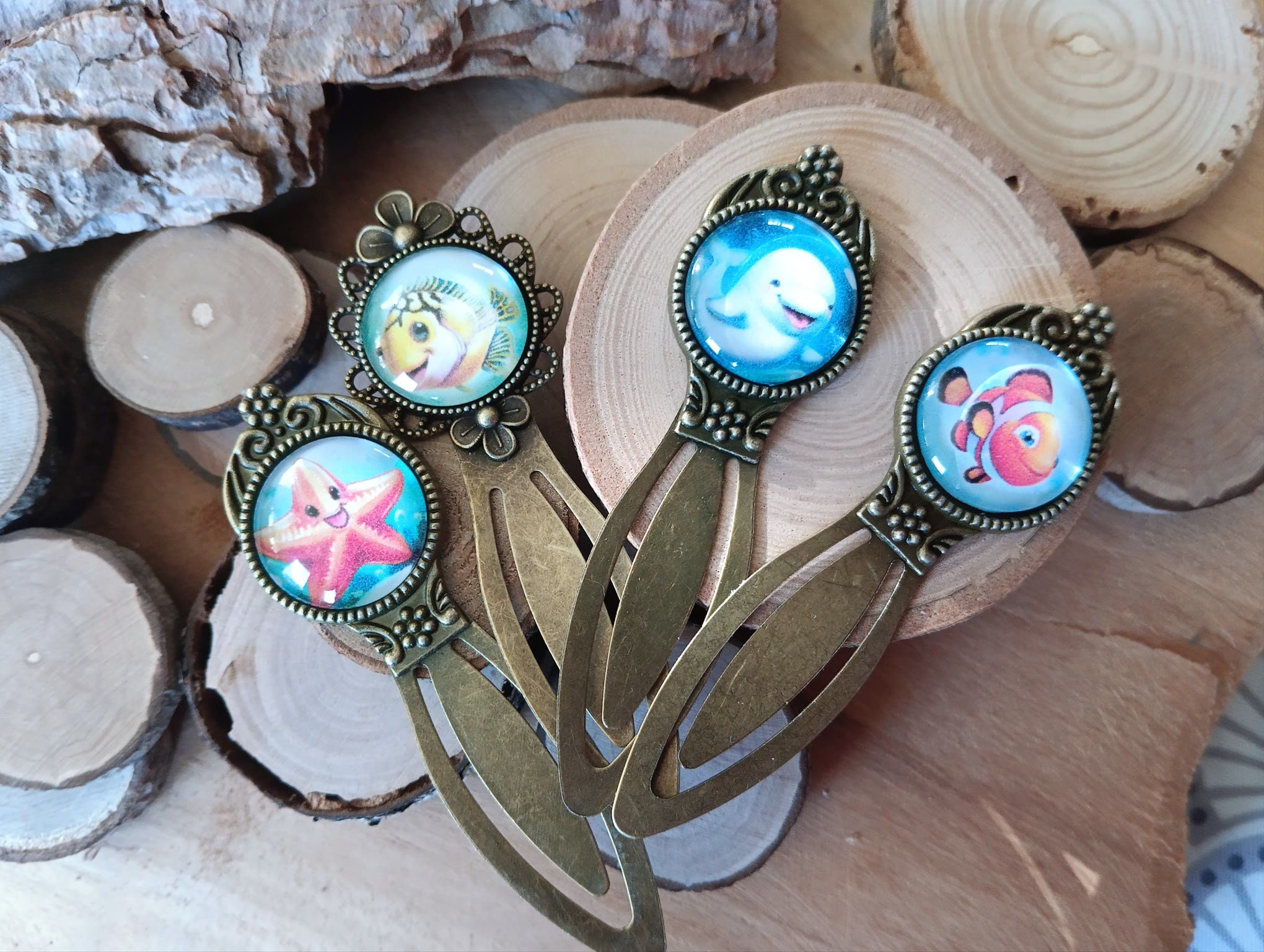 Octopus Paperclip Bookmark, Octopus, Jellyfish, Octopuss, Blue ...