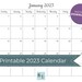 Printable 2023 Monthly Calendar Pack | January to December | Instant ...