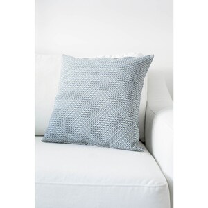 Light Blue Light Beige Fully Washable Complete Pillow Designed by Jo ...