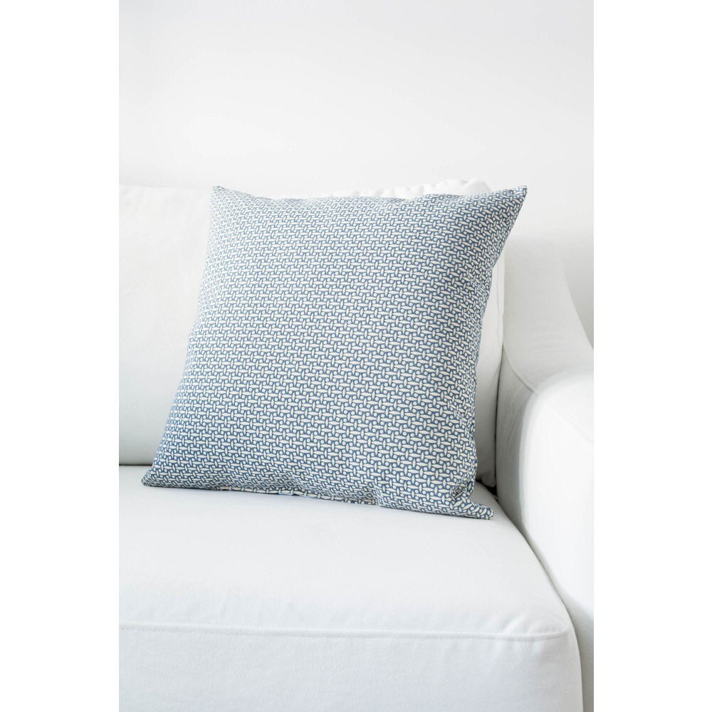 Light Blue Light Beige Fully Washable Complete Pillow Designed by Jo ...