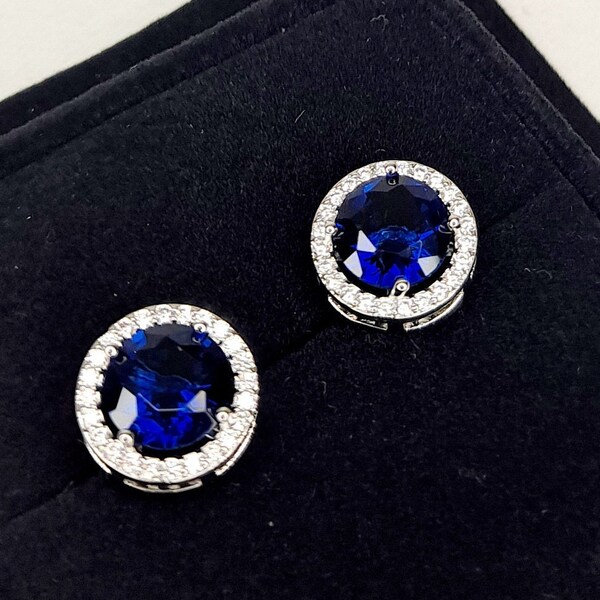 Blue Sapphire Cz - Etsy