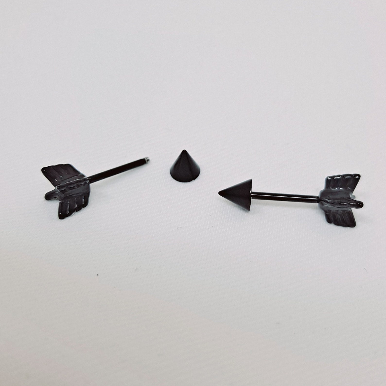 Arrow Spike Design Stud Earrings • Helix Piercings • Lobe Earrings ...