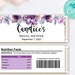 Printable Purple Floral Bridal Shower Games How Well Do You Know the ...