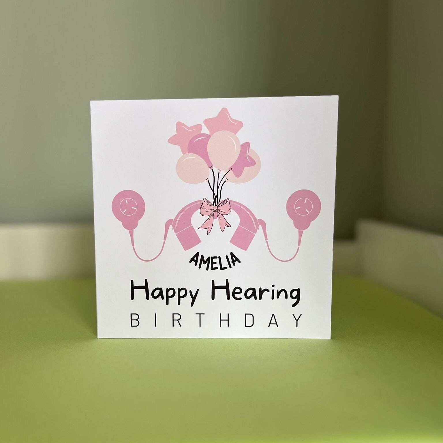 Happy Hearing Birthday Card: Cochlear Implant & Hearing Aid - Etsy